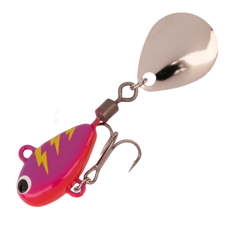 Тейл спиннер UF-Studio Hurricane #Violet Flash - размер 2.5 см