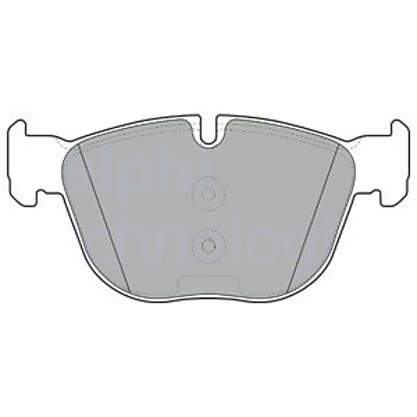 DELPHI LP2090 (34114074370 / 34116778403 / 34116779293) колодки тормозные дисковые x4 xdrive m40i, x5, x5 sdrive 25d, x5 xdrive 25d, x5