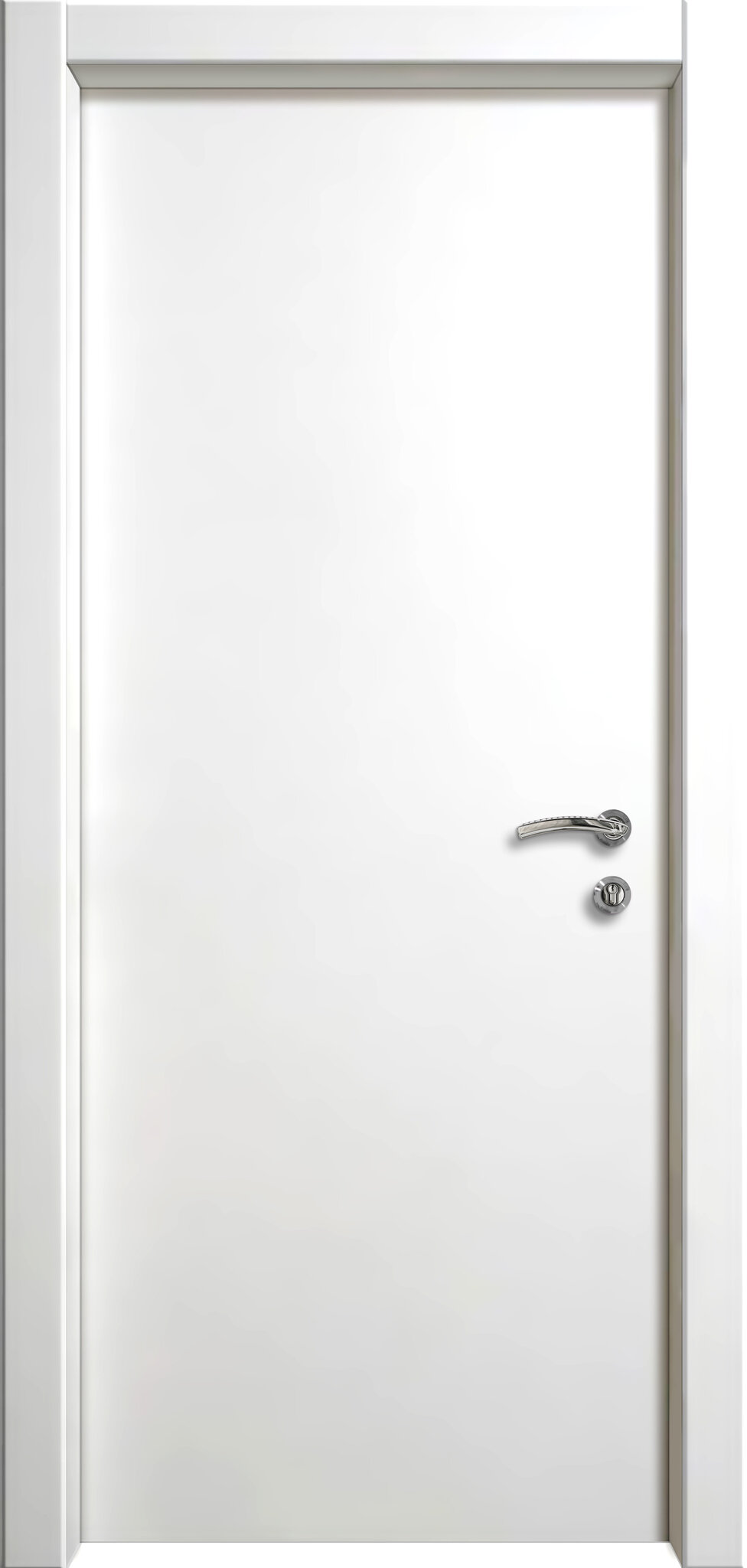 Дверь влагостойкая пластиковая KAPELLI classic Гладкая Белая