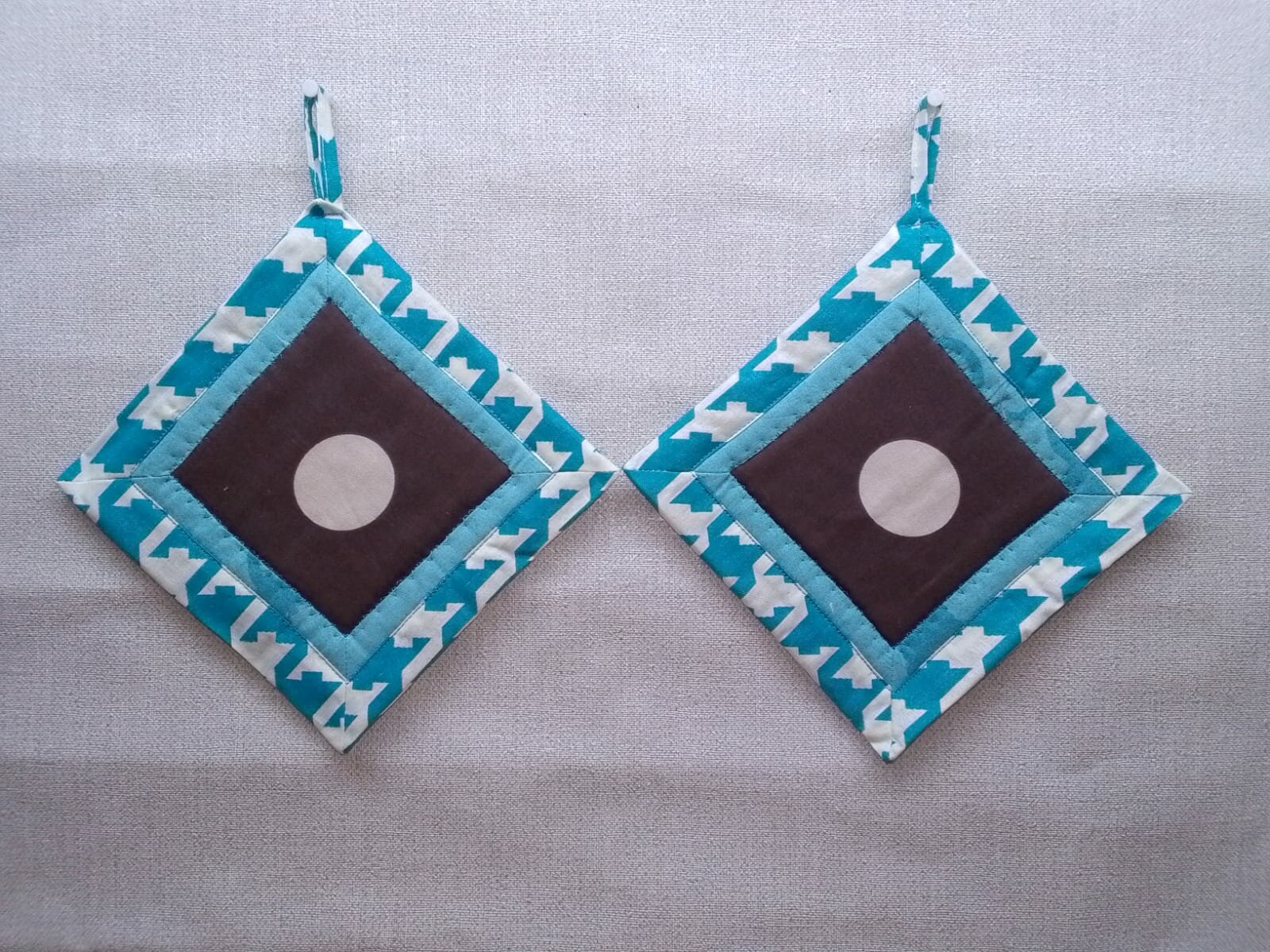 Прихватка средняя 17x17см на подарок