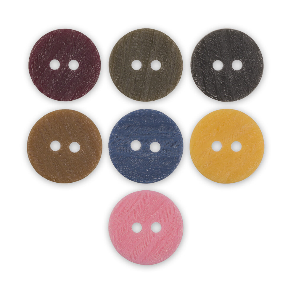 Пуговица рубашечная/блузочная Gamma 12 мм D847 светло‑оранжевый