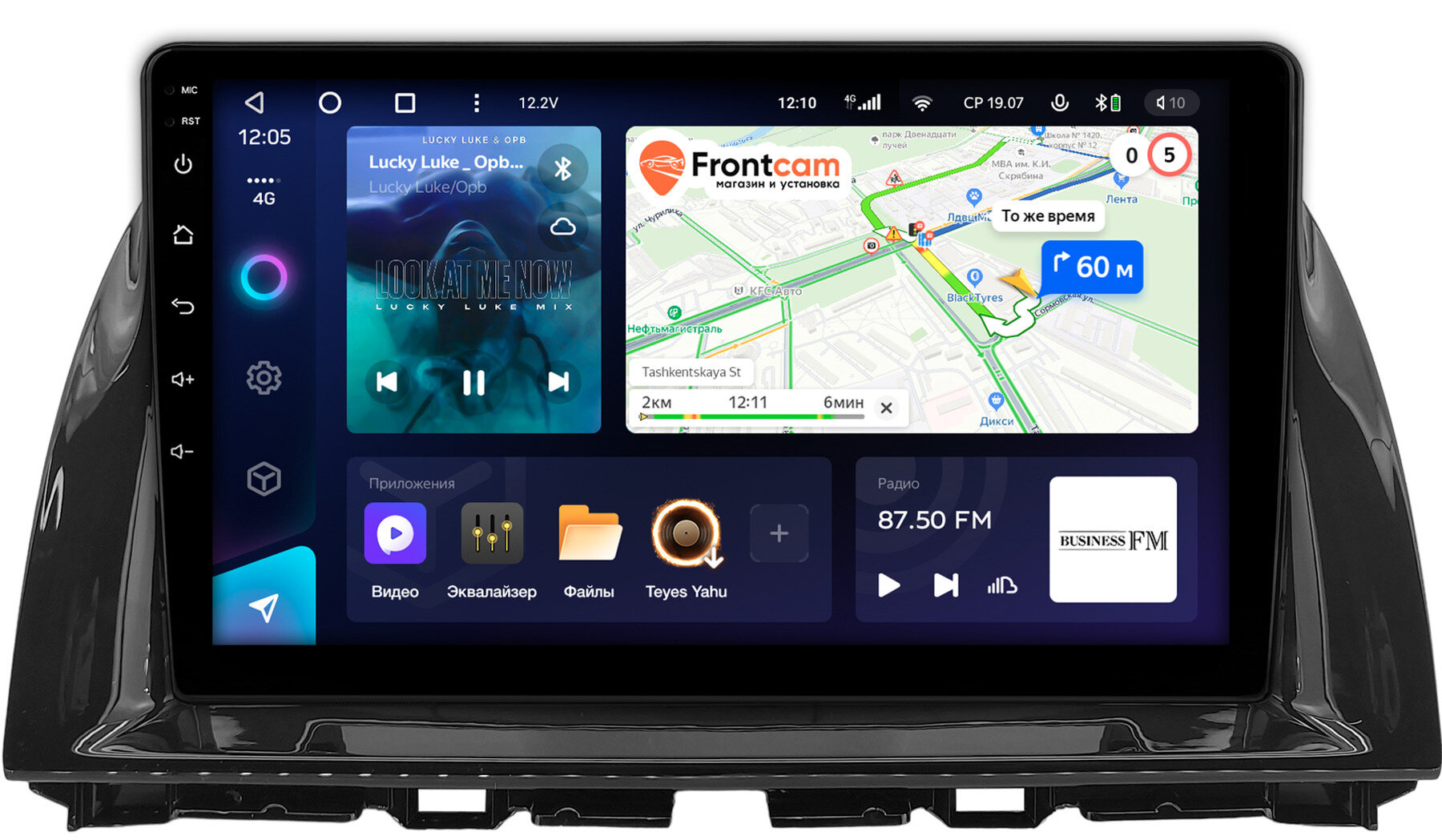 Штатная магнитола Teyes CC3 4/32 10" RM-10-194 Mazda CX-5, 6 (GJ) 2011-2017 Android 10 (4G-SIM, DSP, QLed)