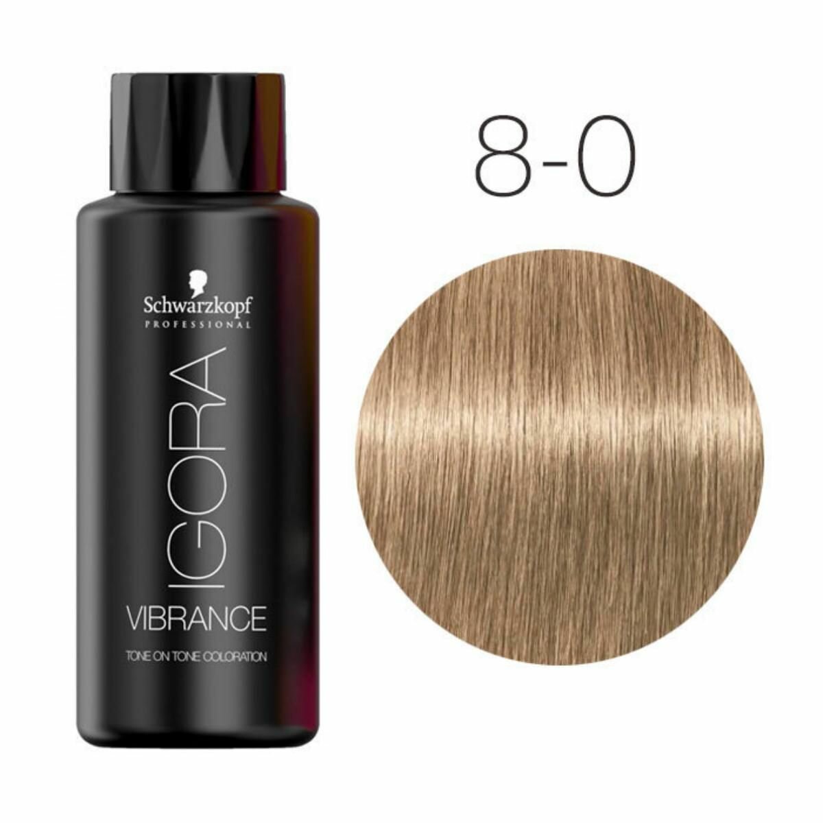 Schwarzkopf IGORA Vibrance 8-0 Светлый русый натуральный Краска для волос 60мл