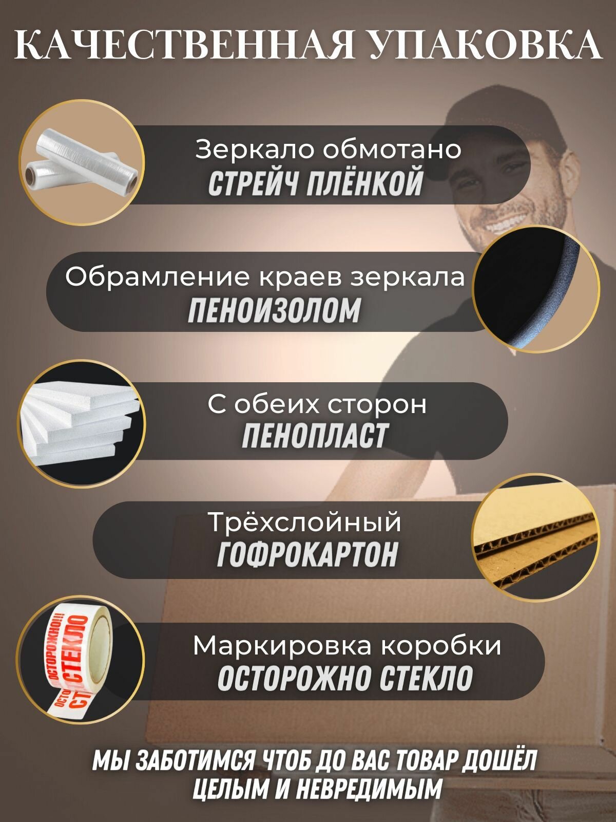 Зеркало для ванной — фото 1