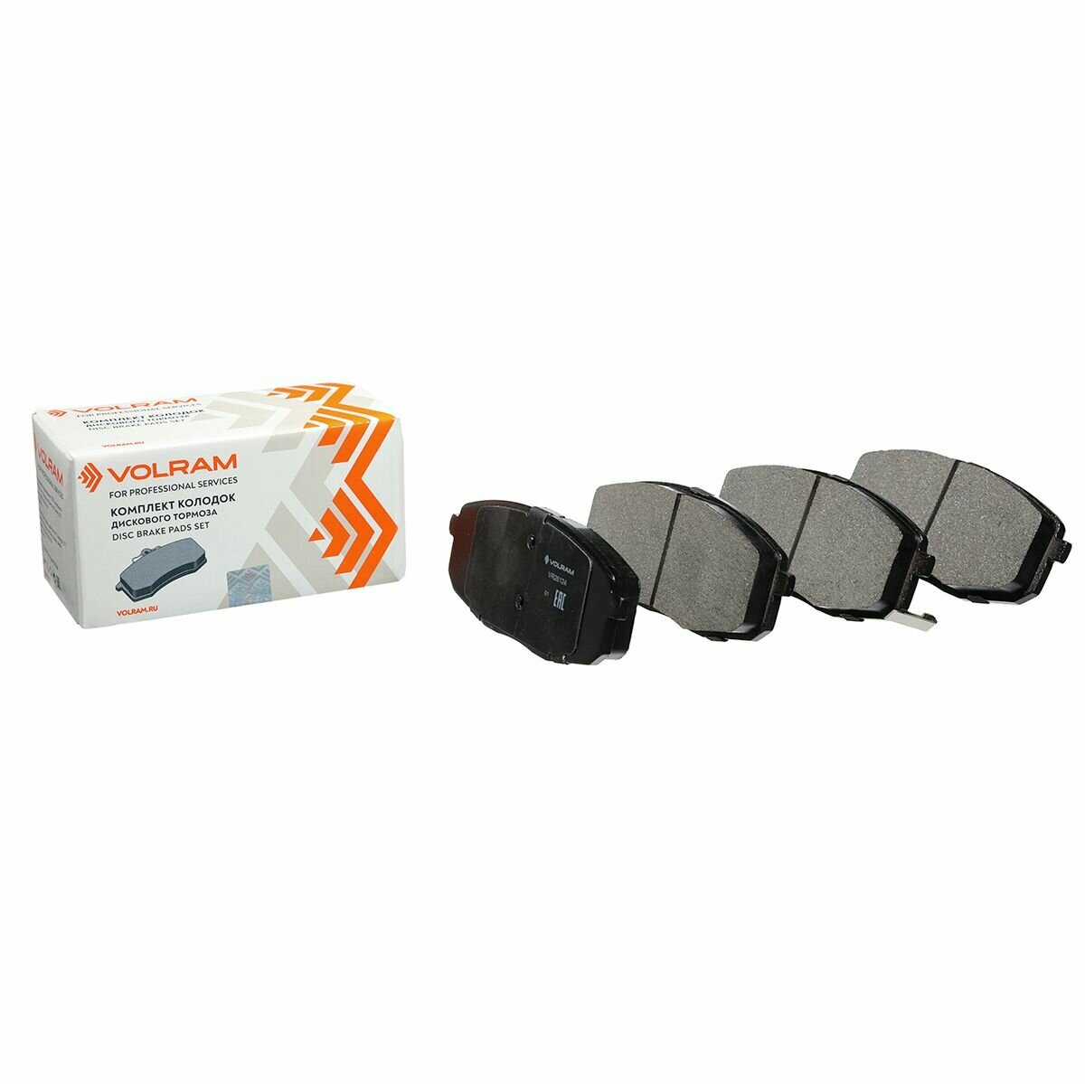 Колодки тормозные дисковые Volram VR26124 передние Hyundai Creta (16-), i30 (07-12); Kia Cee'd (06-), Cerato 2 (09-)