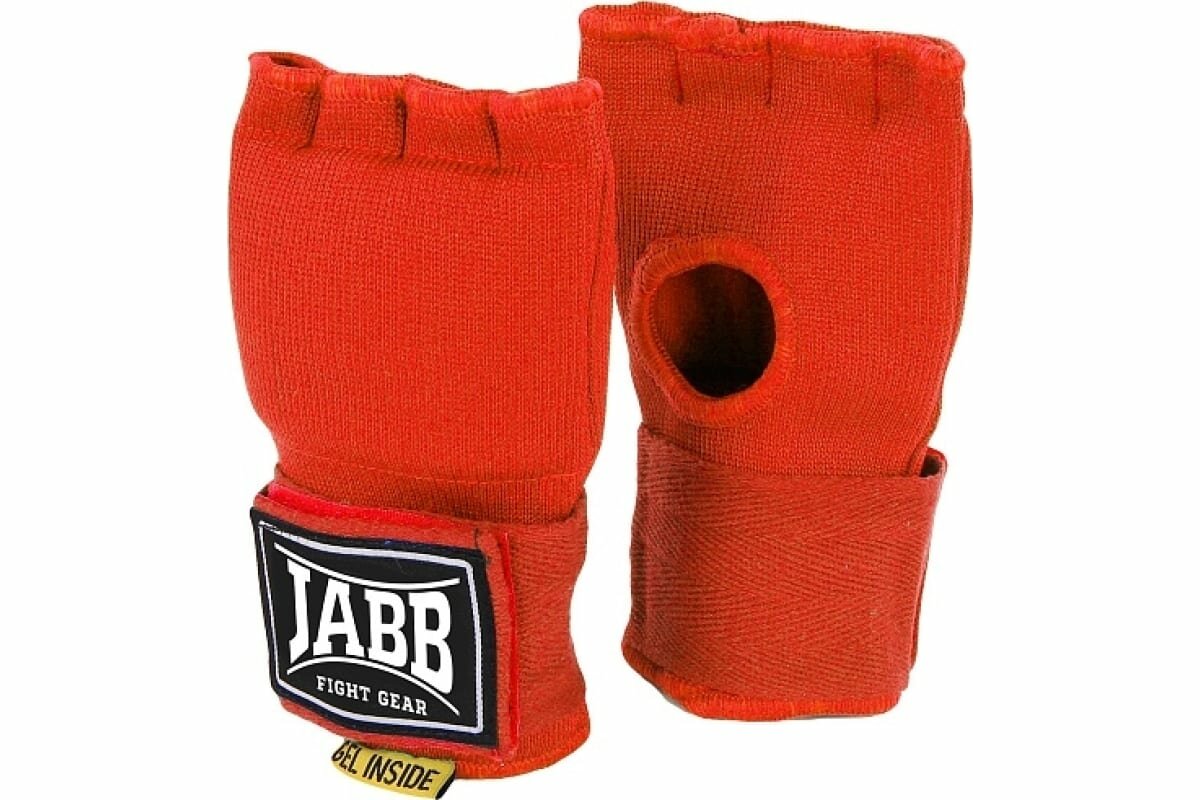 Jabb je-3013 накладки под перчатки с гелем красные для защиты пальцев и кистей рук