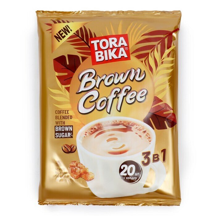 Кофе растворимый "TORABIKA BROWN", 20 саше по 25г
