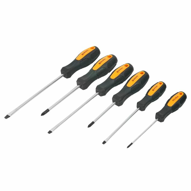Набор отверток Вихрь PH/PZ/SL, 6 предметов