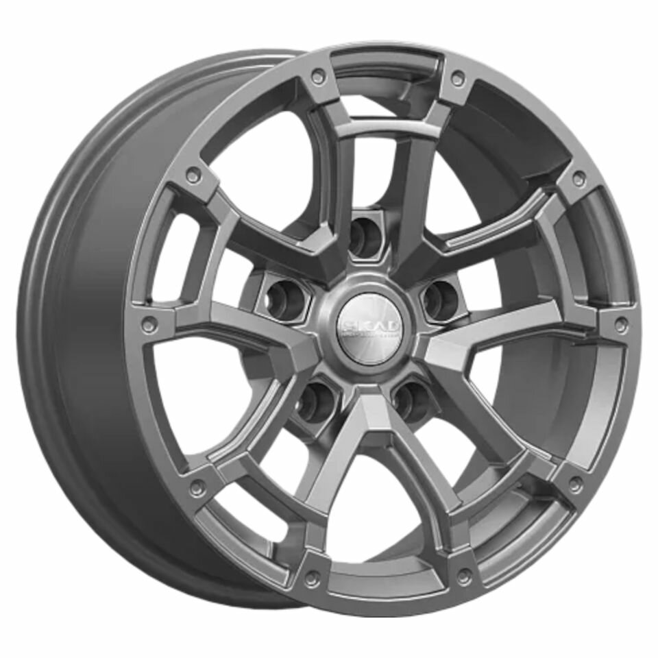 Литой колесный диск СКАД Барахас 7R16 5*139,7 ET30 d98,5 Серый