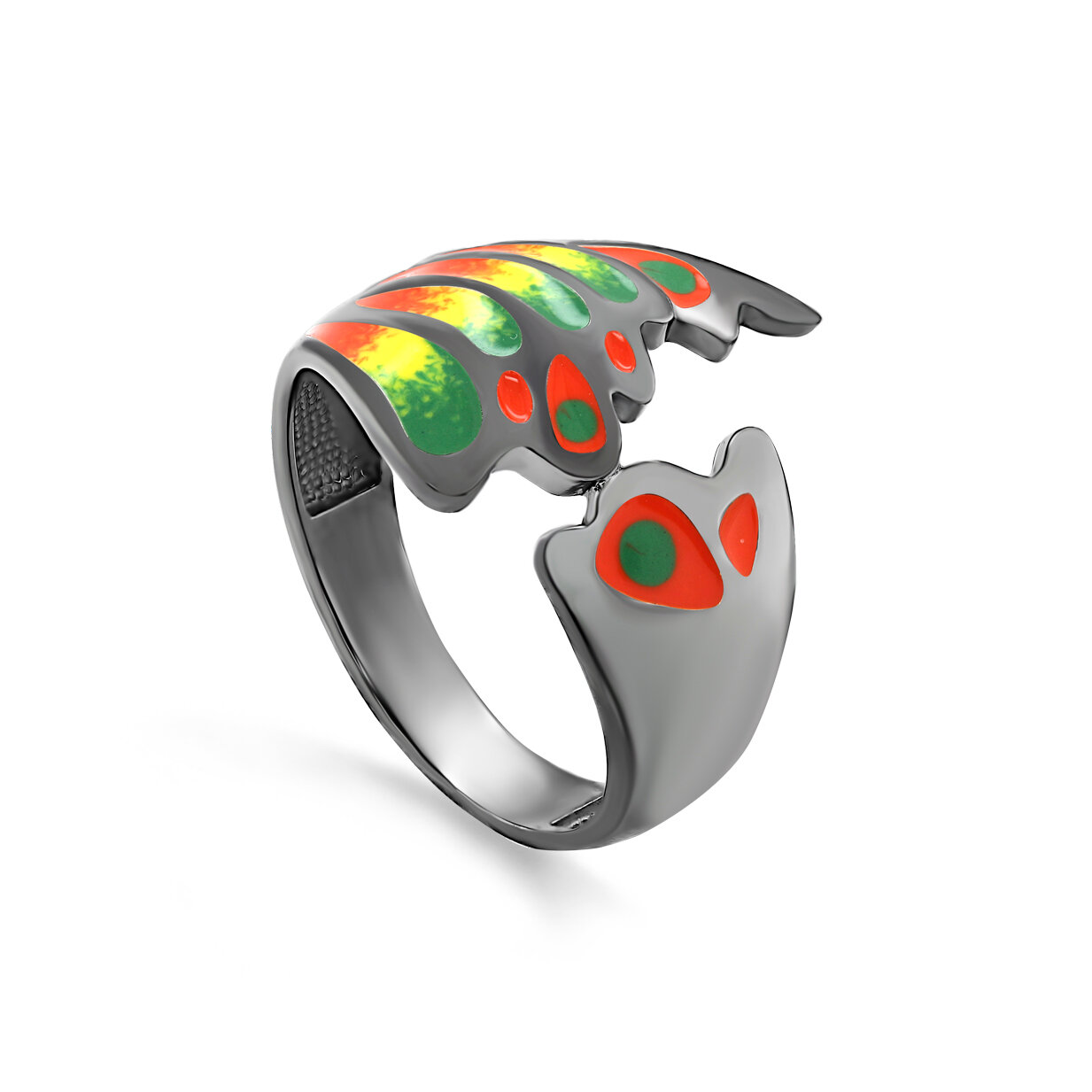 Кольцо тонкое, серебро, 925 проба