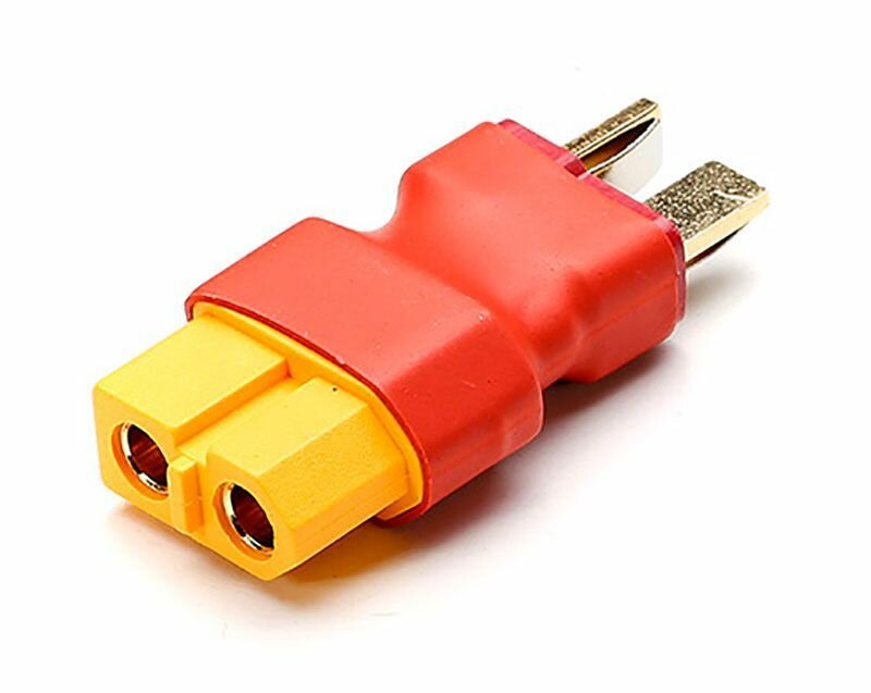 Адаптер-переходник Amass XT60-F "мама" на T-Plug-M "папа" AM-ADP020