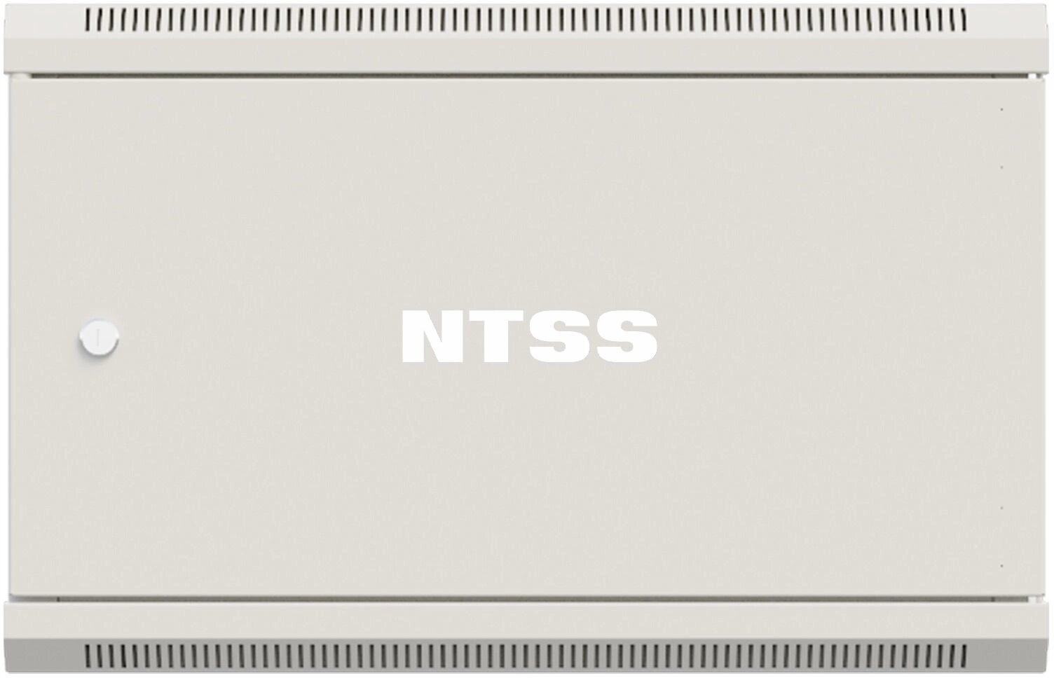 Шкаф коммутационный NTSS Премиум (NTSS-W6U6045FD) настенный 6U 570x450мм пер. дв. металл 60кг серый 35
