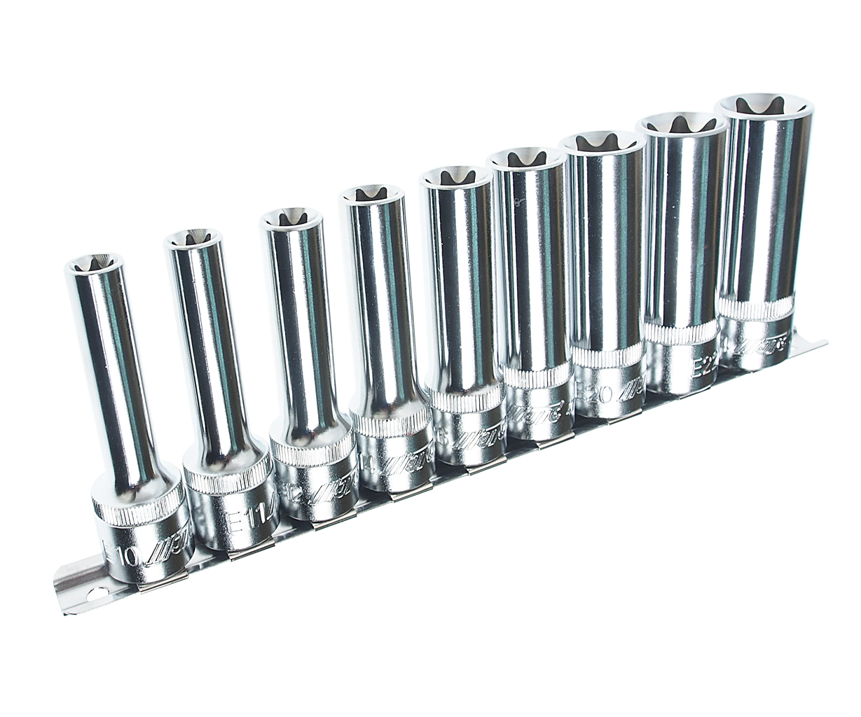 JTC-H409EL Набор головок торцевых удлиненных TORX 1/2" E10-E24 9пр.