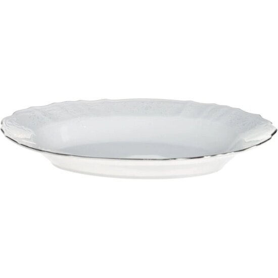 Блюдо Bernadotte "Деколь отводка платина" овальное 24 см