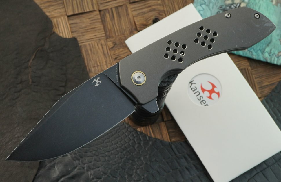 Складной нож Kansept Knives Entity, сталь CPM S35VN, BSW, рукоять титан