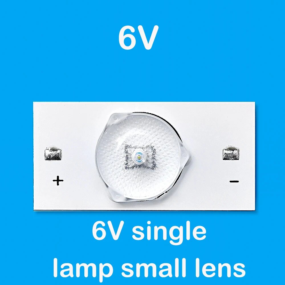 SMD лампы с оптическими линзами Fliter для ремонта LED телевизоров 32-75 дюймов routine(6V), 20PCS