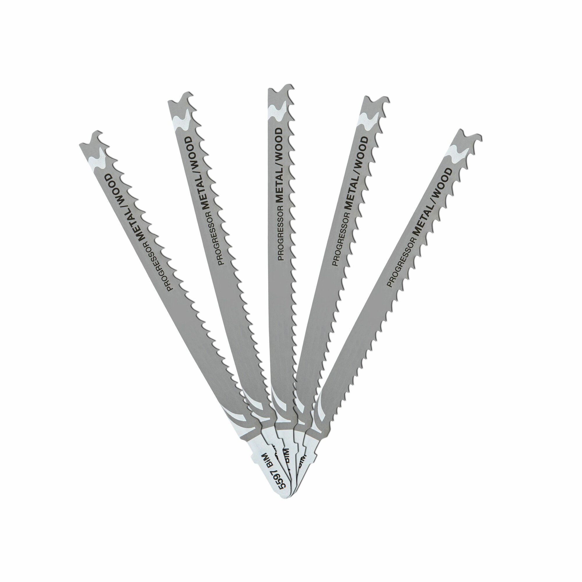 Пилка для лобзика DEWALT EXTREME, по дереву и металлу, 132х101x2.4-5 мм, T345XF, 5 шт, DT2059