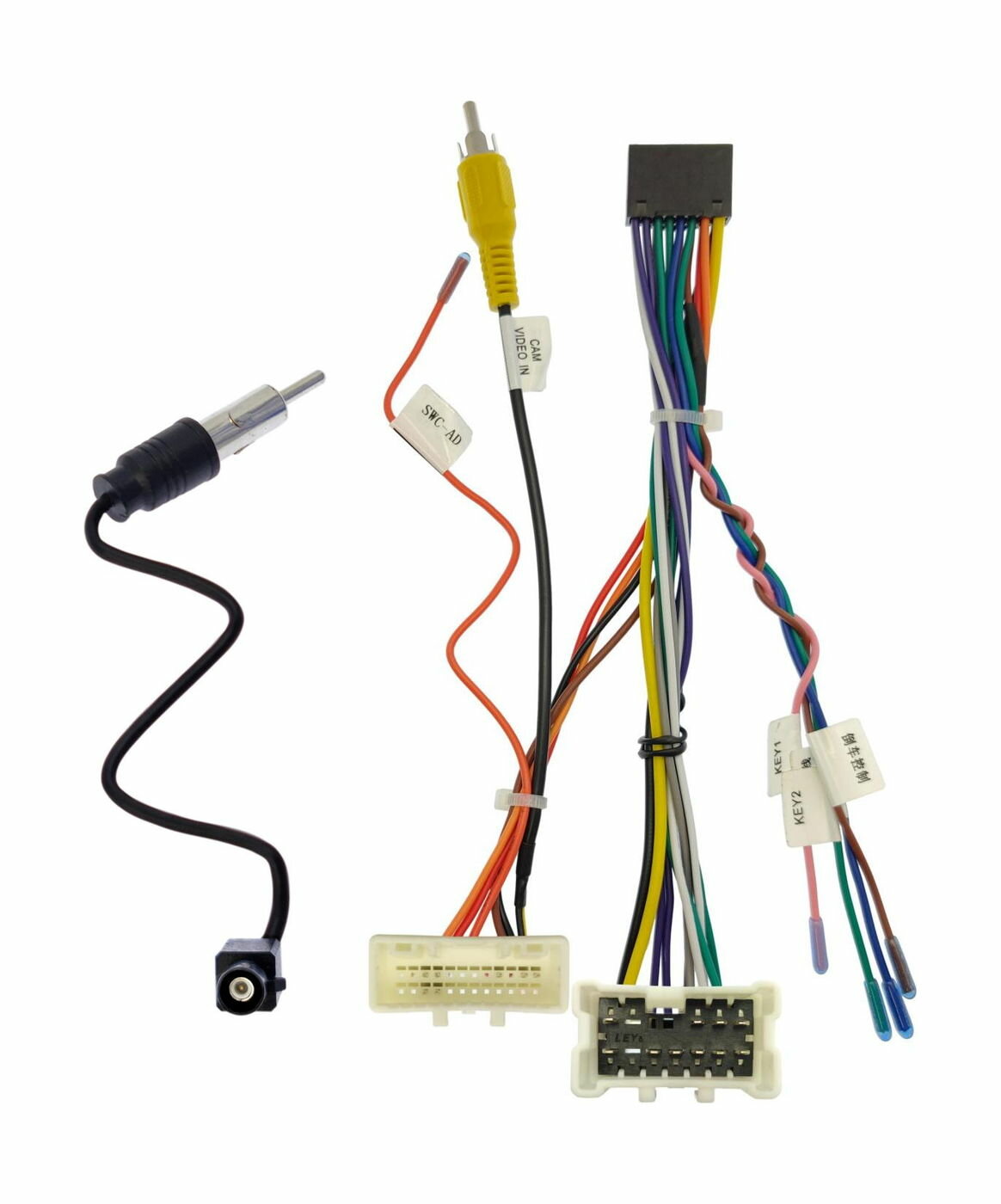 Комплект проводов для установки магнитолы-андройд в Lada/Renault 2012+ (основной, антенна, CAM)