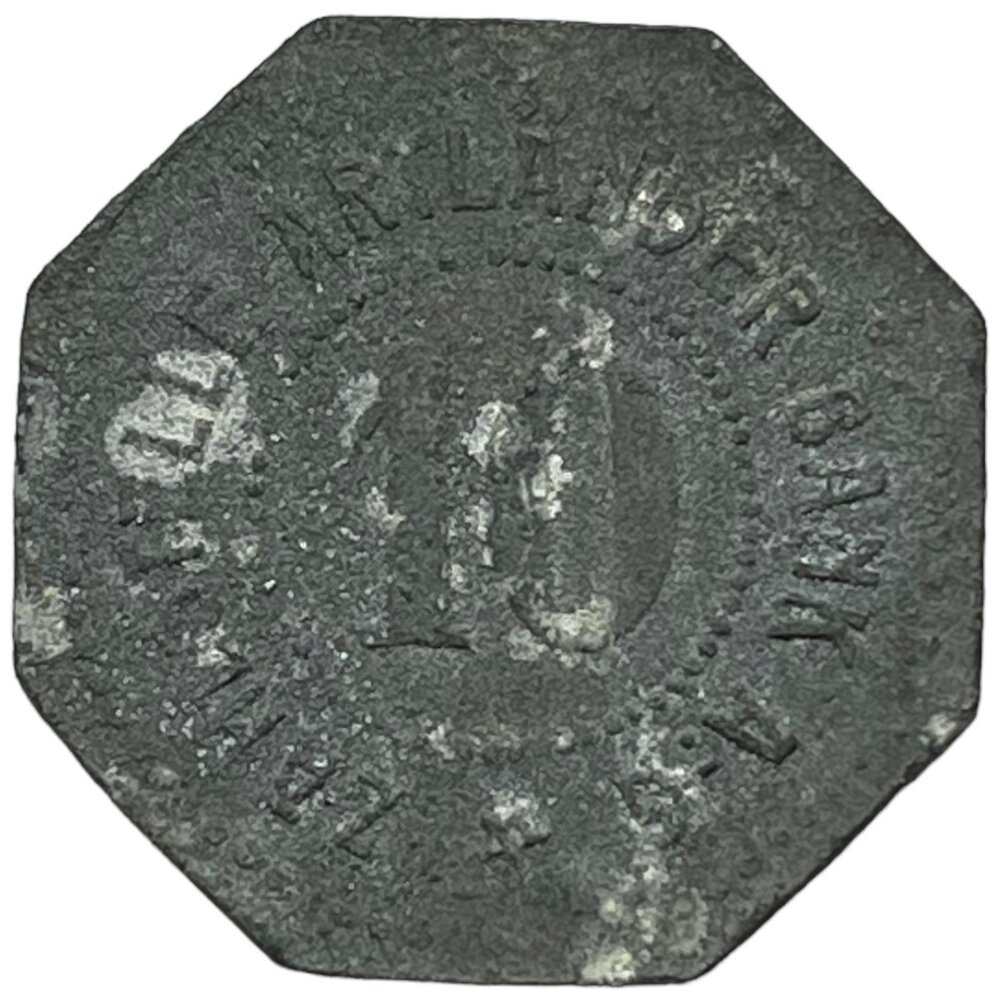 Германия, Германская империя, Квакенбрюк 10 пфеннигов 1917 г.