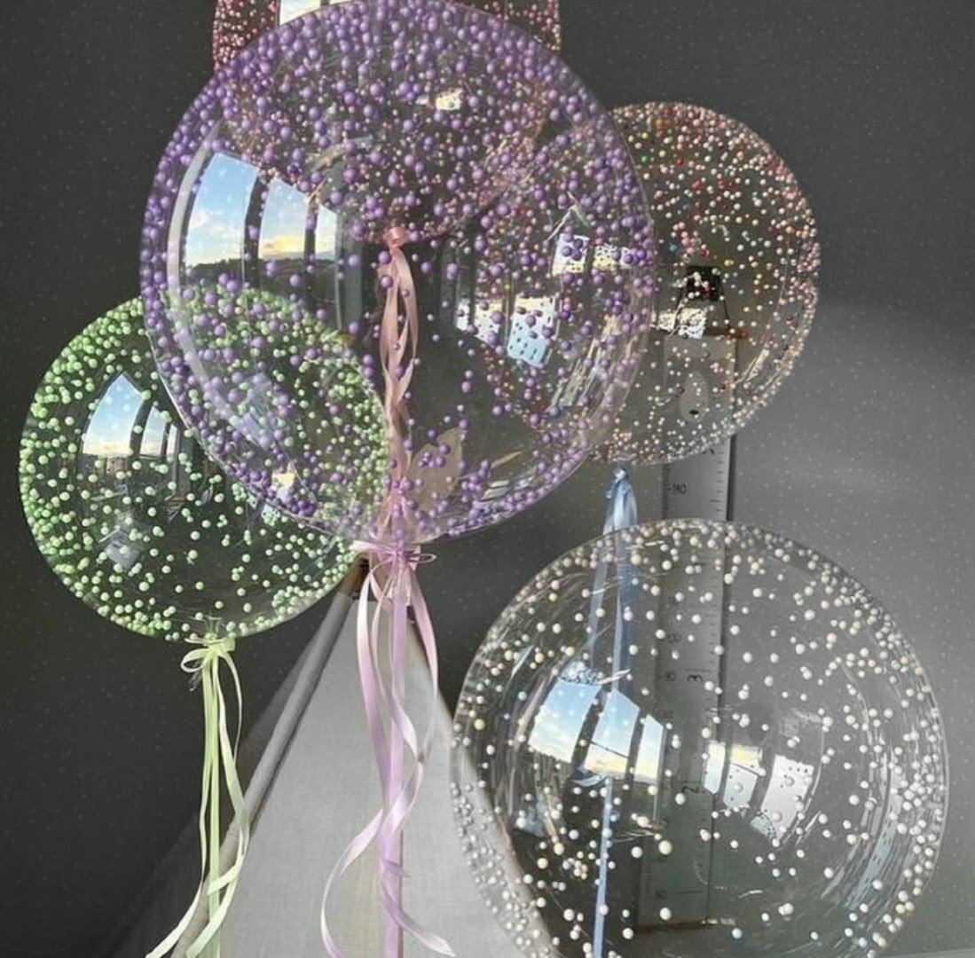 Шар Bubbles с конфетти