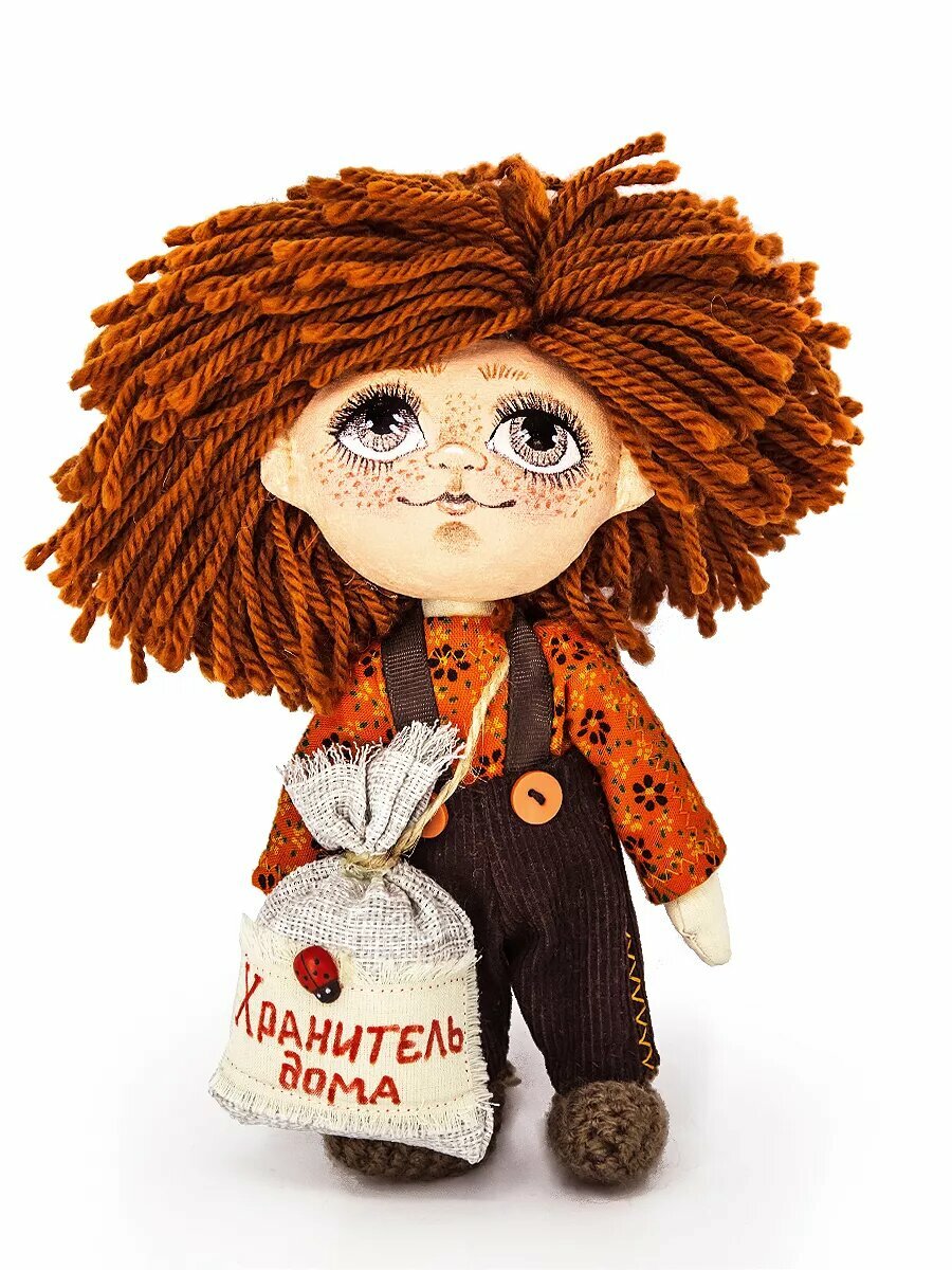 Домовёнок-кукла ручной работы оберег дома .