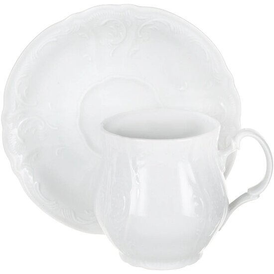 Чашка Bernadotte для чая 310 мл. с блюдцем 160 мм