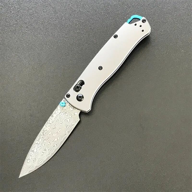 Складной нож 535-ТС4 Титановый сплав (Дамасская сталь )