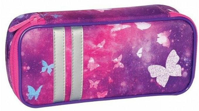 Tiger Пенал Блестящая ночь, 1-секционный, 11x21,5х7 см