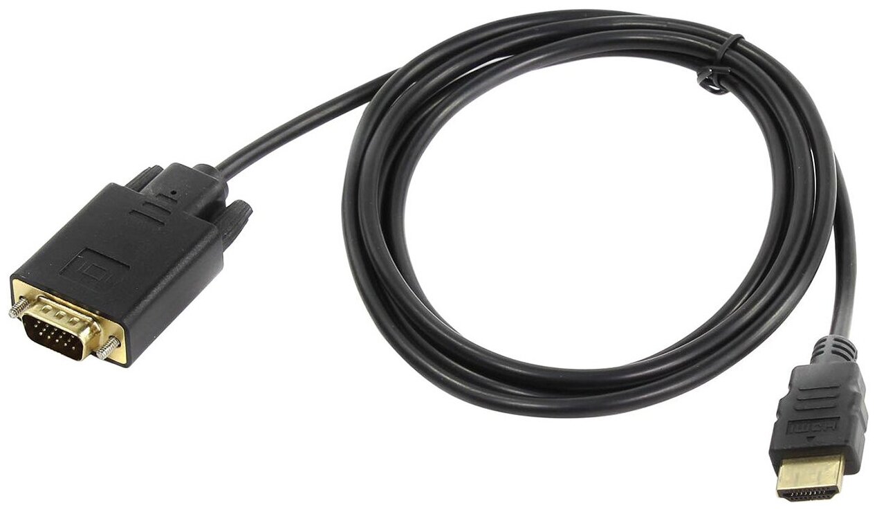 Кабель-переходник Hdmi --) Vga_m/m 1,8м Vcom (cg596-1.8m) Cg596-1.8m Кабель-переходник Hdmi --) Vga_