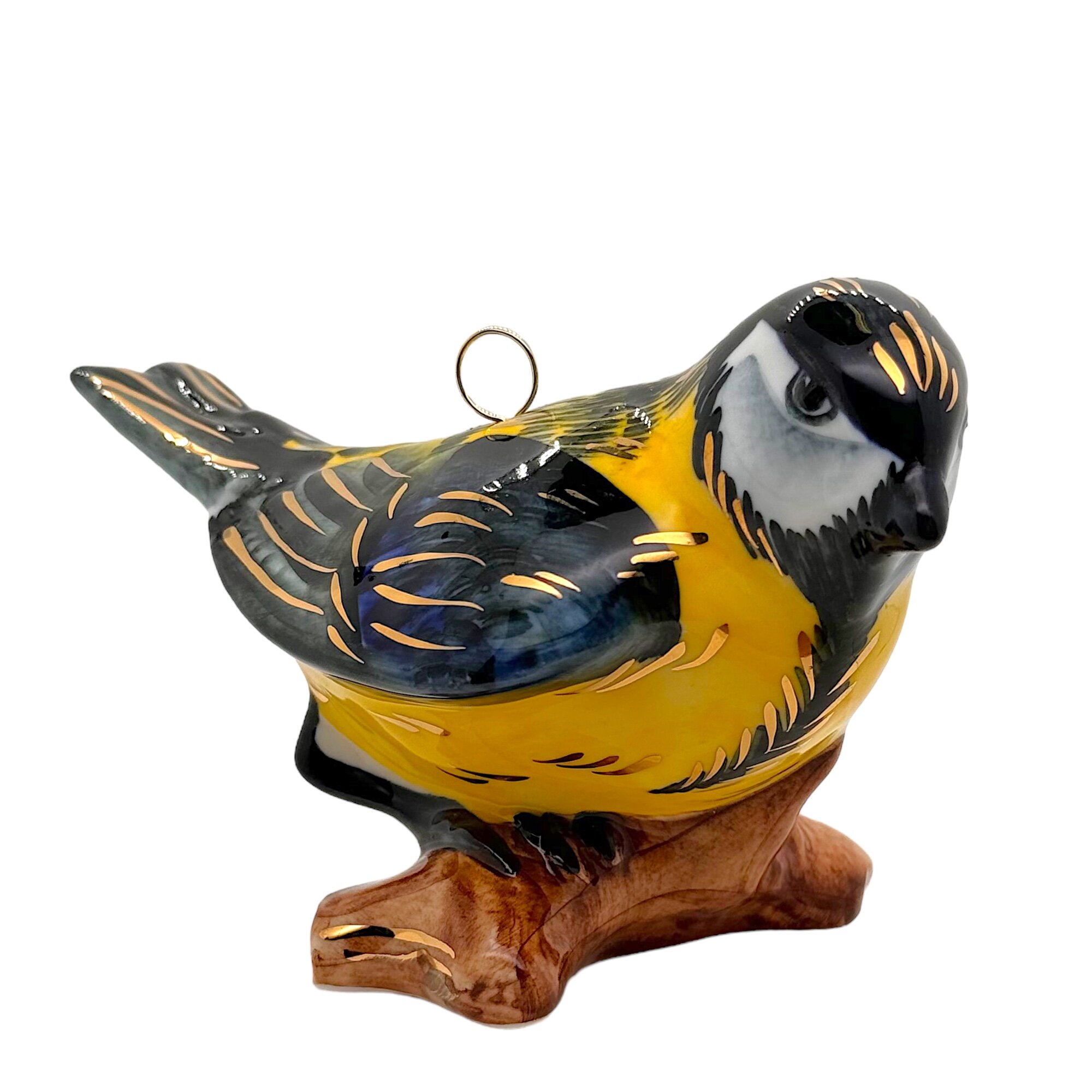 Ёлочная игрушка "Синичка" (Лефортовский фарфор)