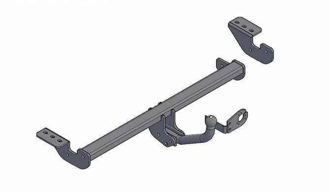 Фаркоп для SsangYong Actyon 2 WD, 4 WD с 2011 г. в. (без электрики) (паспорт и сертификат) Трейлер.7520