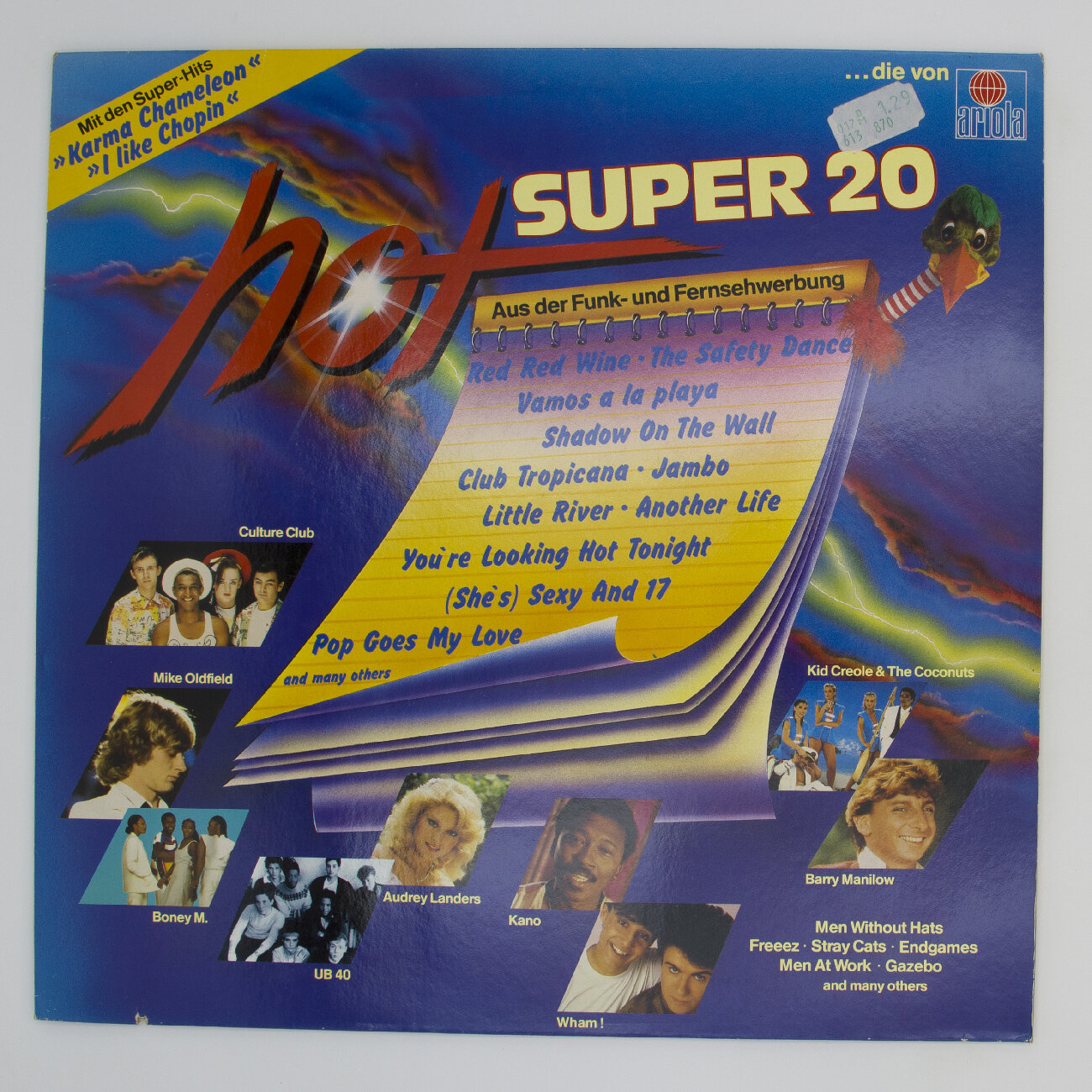 Виниловая пластинка Разные - Hot Super 20, 1xLP, EX