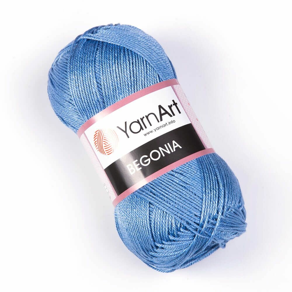 Пряжа YarnArt Begonia 5351 темно-голубой (5 мотков по 50г/169м)