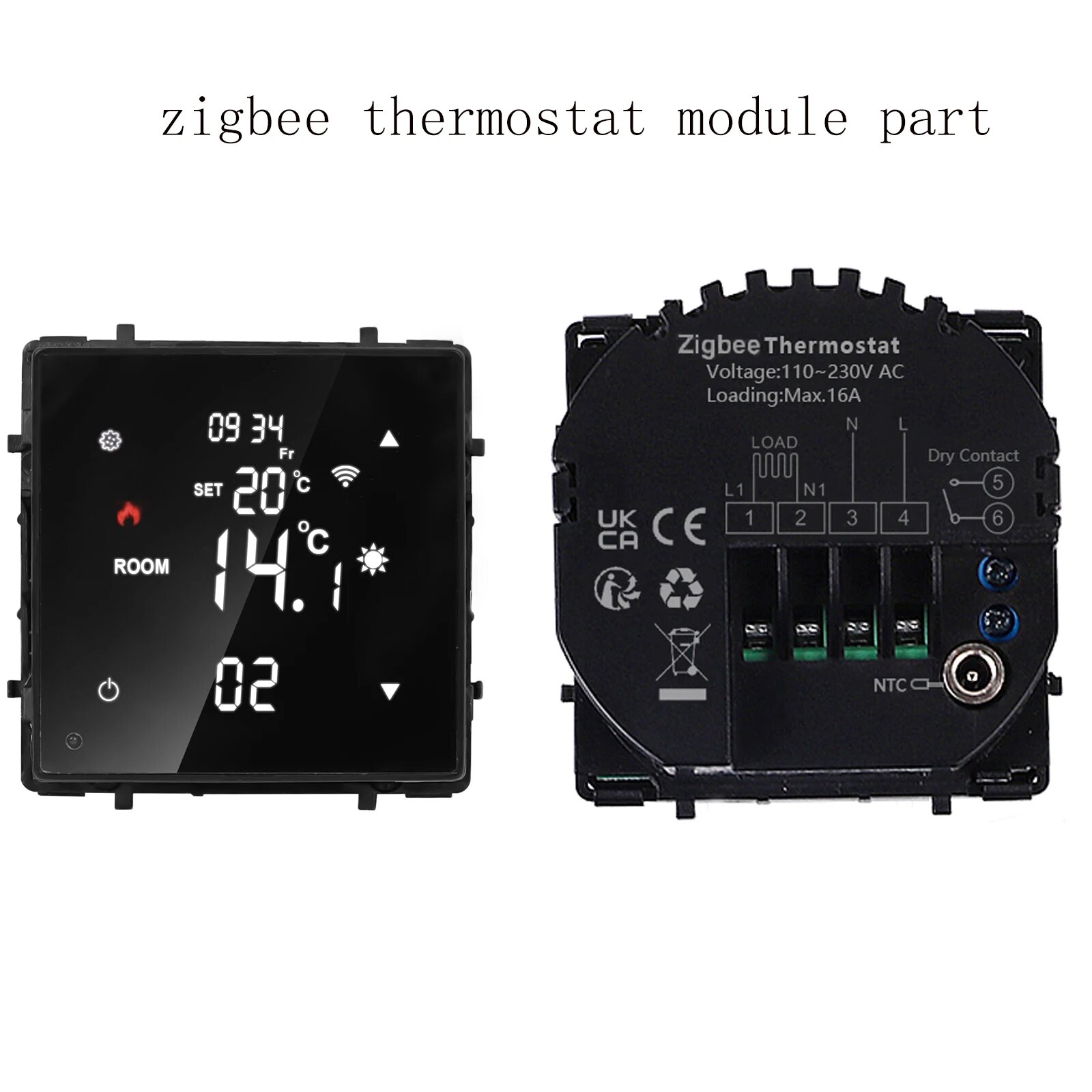 Zigbee термостат для электрического пола