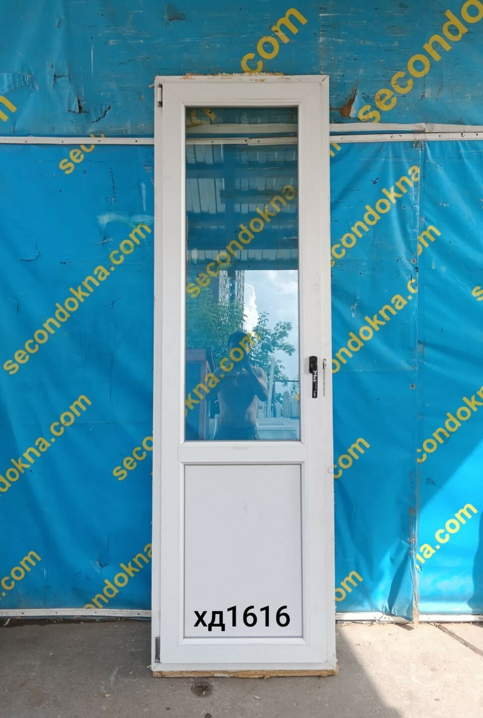 Дверь пластиковая Б/У 2140(в)х650(ш)