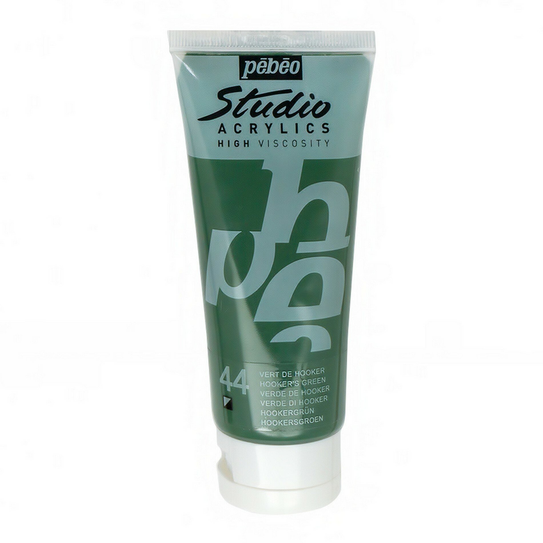 Краска акриловая PEBEO Studio Acrylics 100 мл, цв. зеленый Хукера