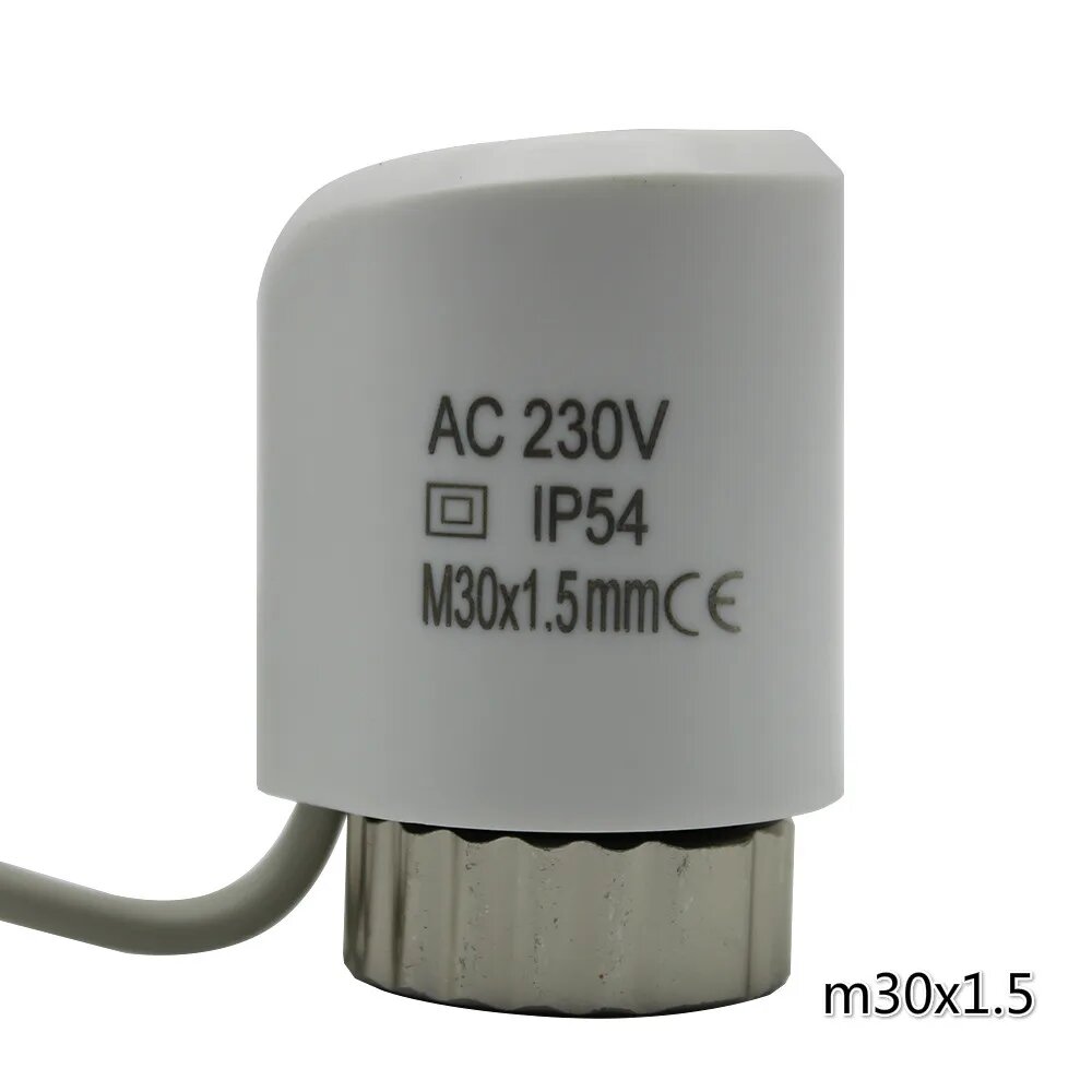 Термоактуатор клапана 230V NC, M30x1.5, IP54