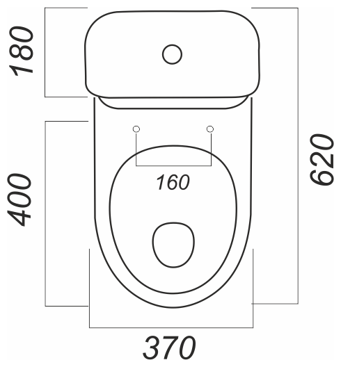 Унитаз-компакт Стандарт Комфорт Белый S1 (арматура 2-реж. OLI, сиденье дюропласт с микролифтом)