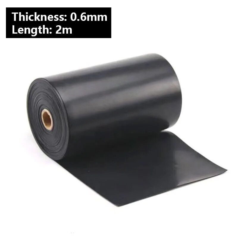 Латексная резиновая лента для рогатки 2 м Черный, 0.6 Black 2m