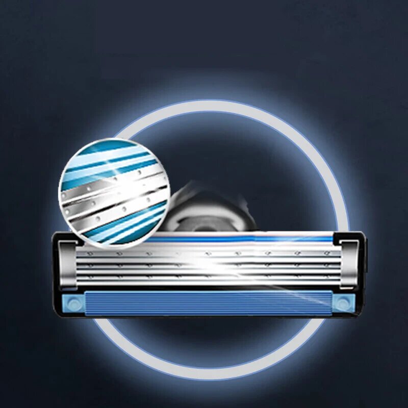 Gillette MACH3: 1 ручка, 5 сменных лезвий — фото 1