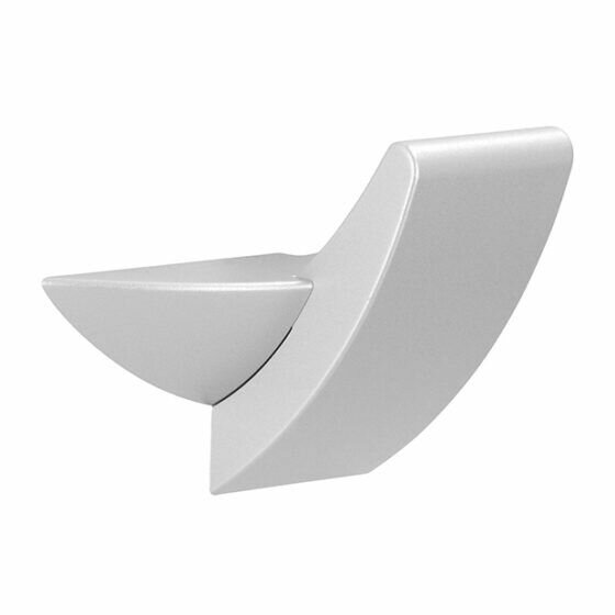 Крючок одинарный SIRO 01020/MV11 white aluminium coloured, шт