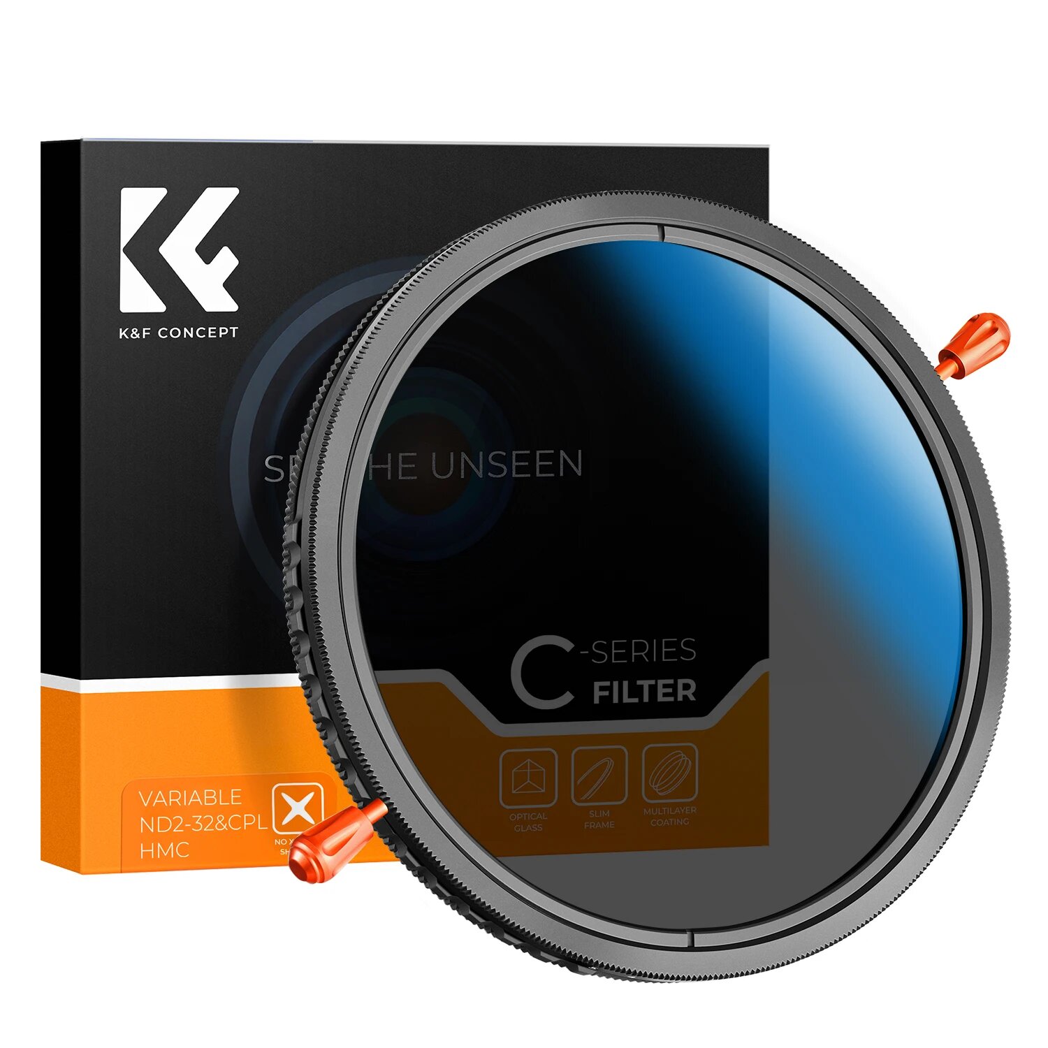 Фильтр K&F CONCEPT 43mm ND2-32 CPL 2in1