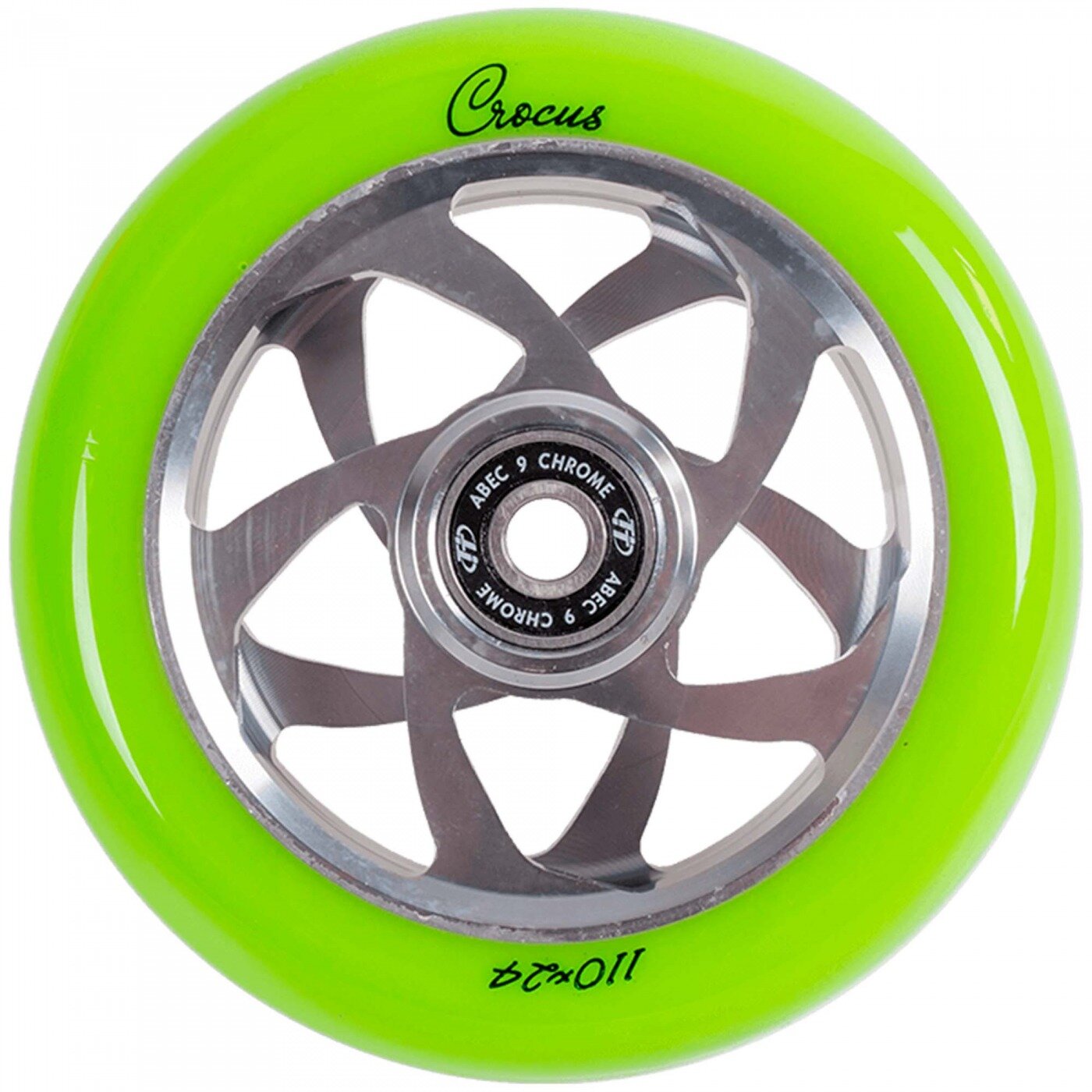 Колесо для самоката X-Treme 110мм Crocus, Цвет зеленый
