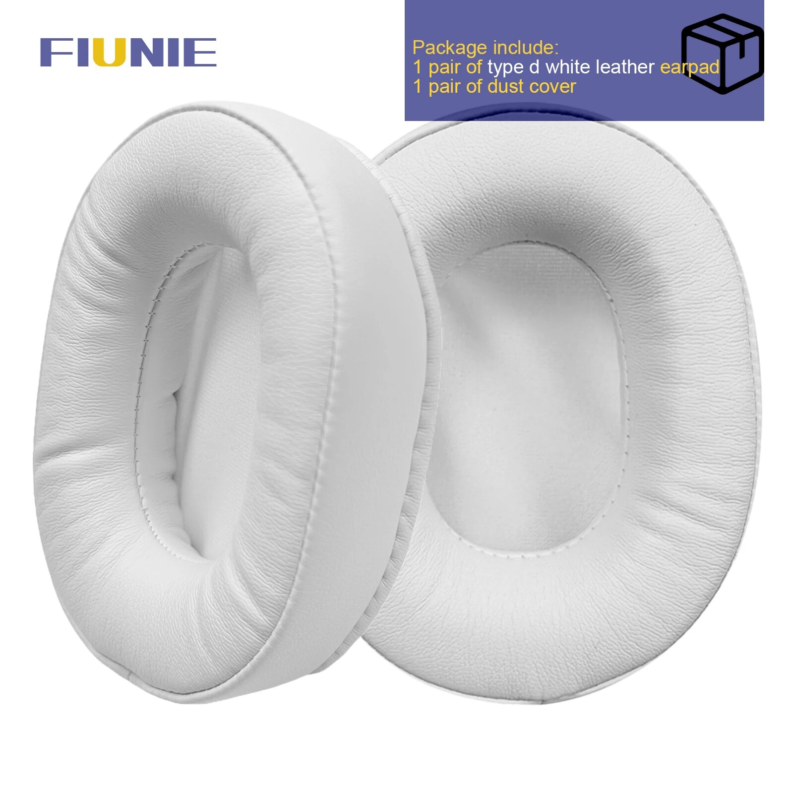 Амбушюры FIUNIE для наушников Philips SHD8600 Type d white leather