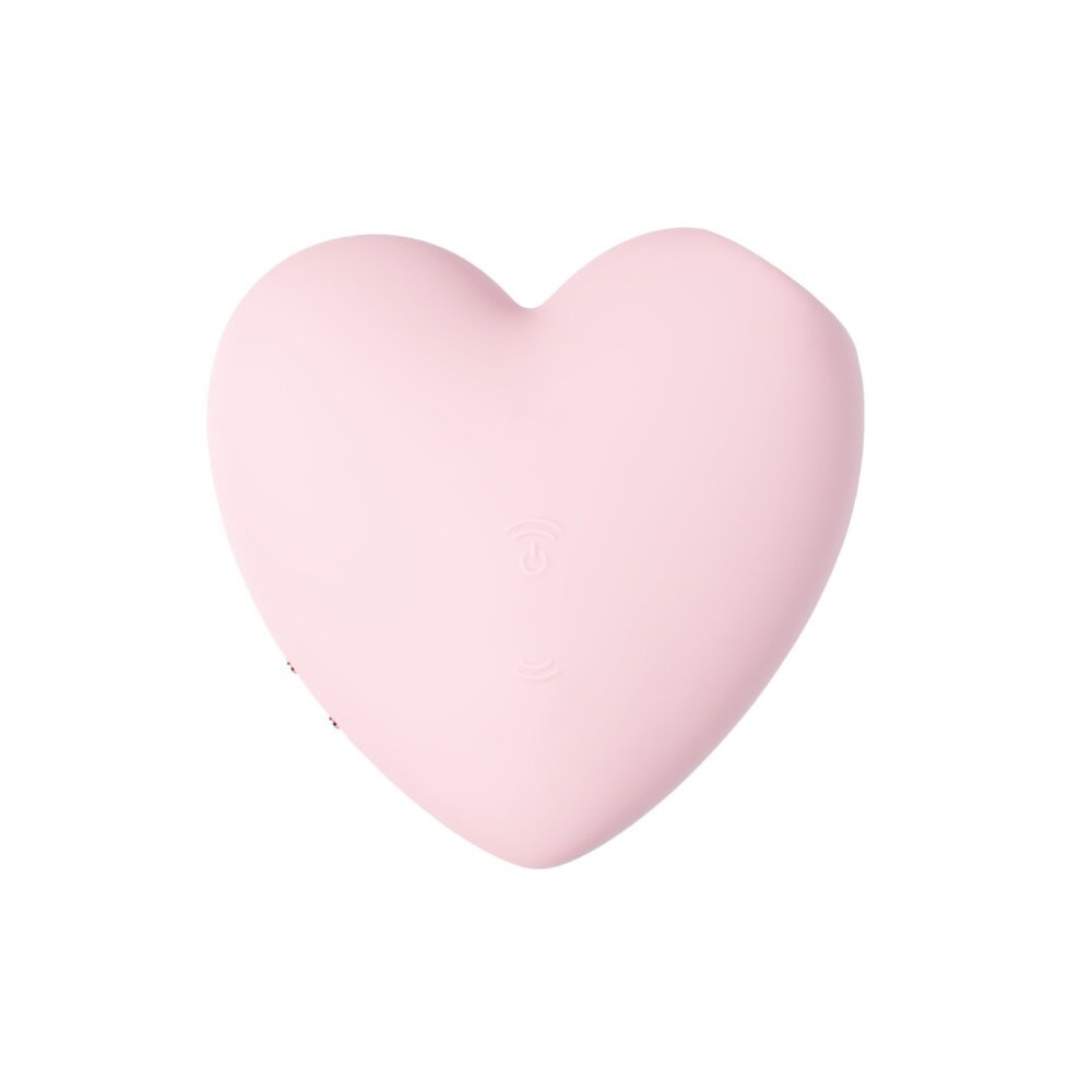 Вибростимулятор Satisfyer "Cutie Heart", розовый, вакуумный, водонепроницаемый