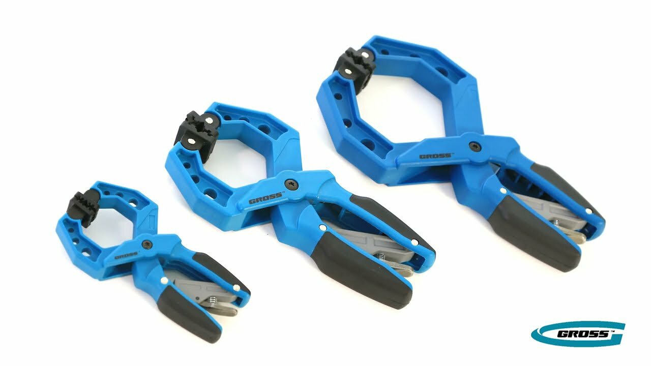 Струбцина клещеобразная GROSS 38 мм храповый механизм