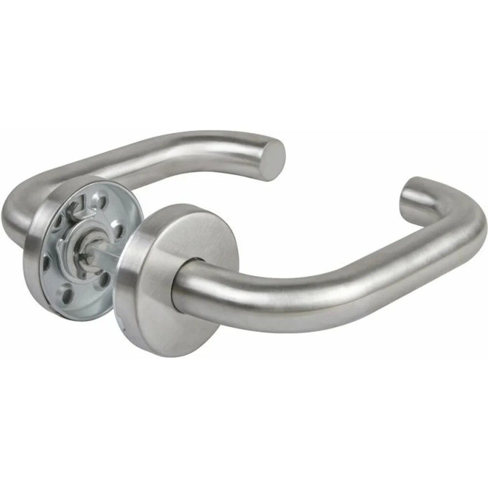 PALIDORE Дверная ручка на круглой розетке U2203/99/INOX 98761215