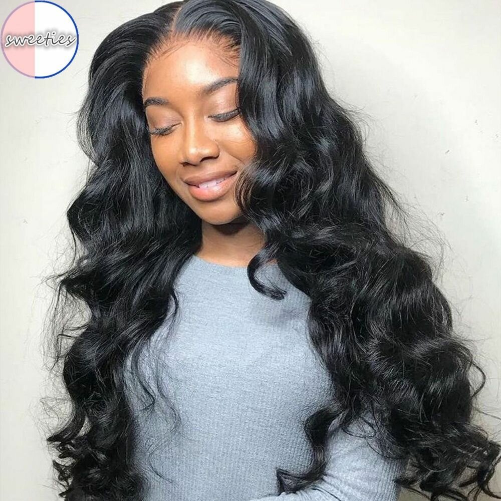 68см Черный синтетический длинный волнистый кудрявый парик для женщин Европы и Америки.