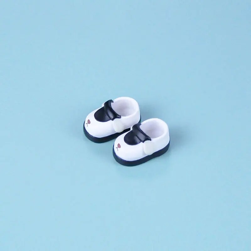 Белые туфельки для кукол Ob11, Color: shoes-3