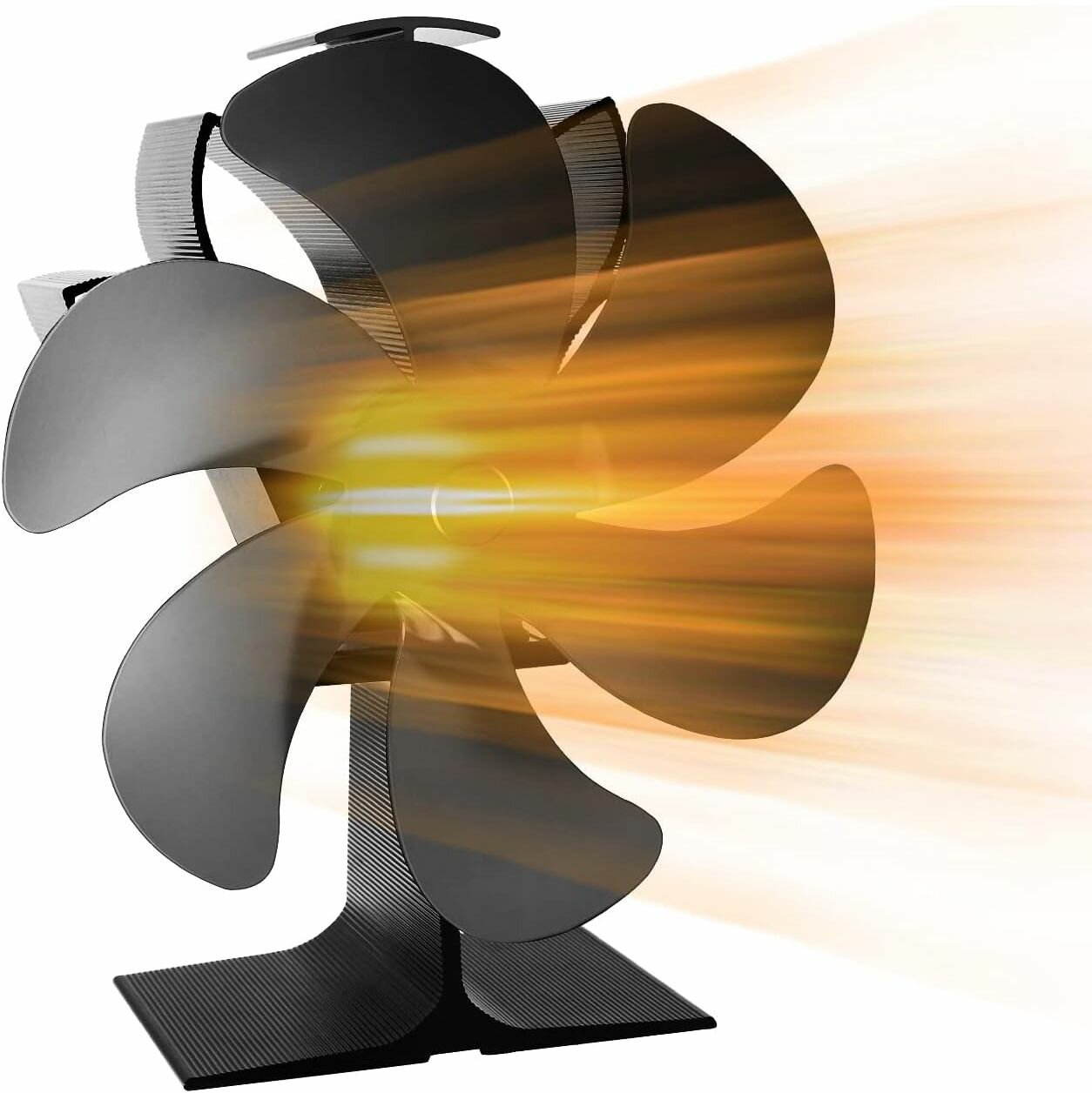 Высокая температура 6-лопастного печного вентилятора с тепловым приводом